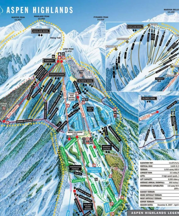Rock Paper Co. - Ski Map – Waterproof Stone-Paper Trail Map for Resorts ...